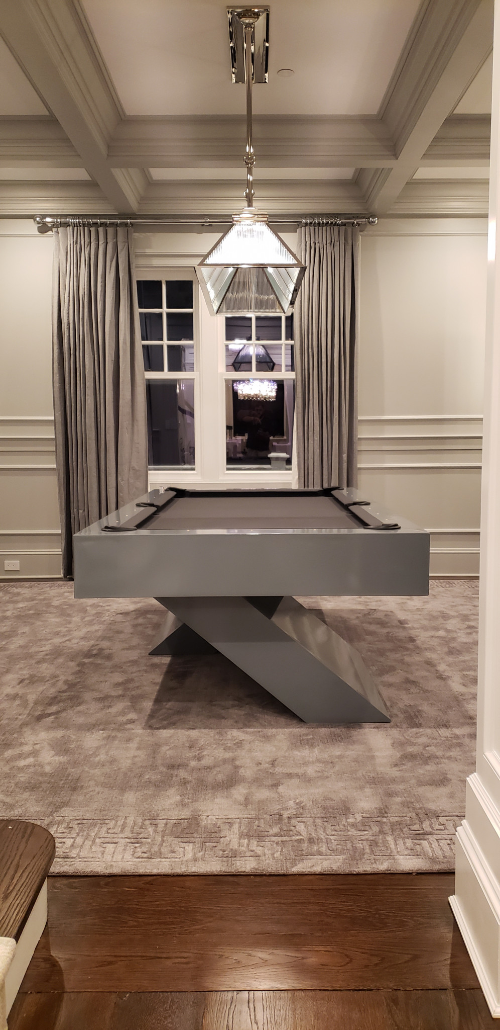 MODERN POOL TABLES MODEL MODERN TULUM III PIANO GREY FINISH - Modern ...