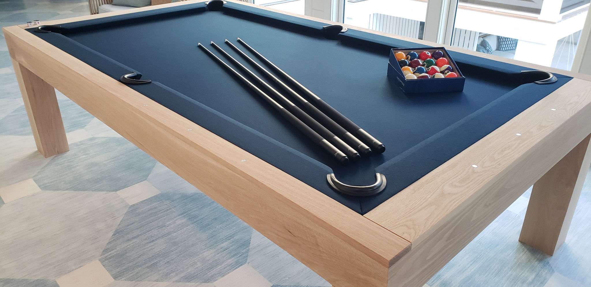 MODERN POOL TABLES WHITE OAK RAW BILLIARDS - Modern Billiards Mfg (310 ...