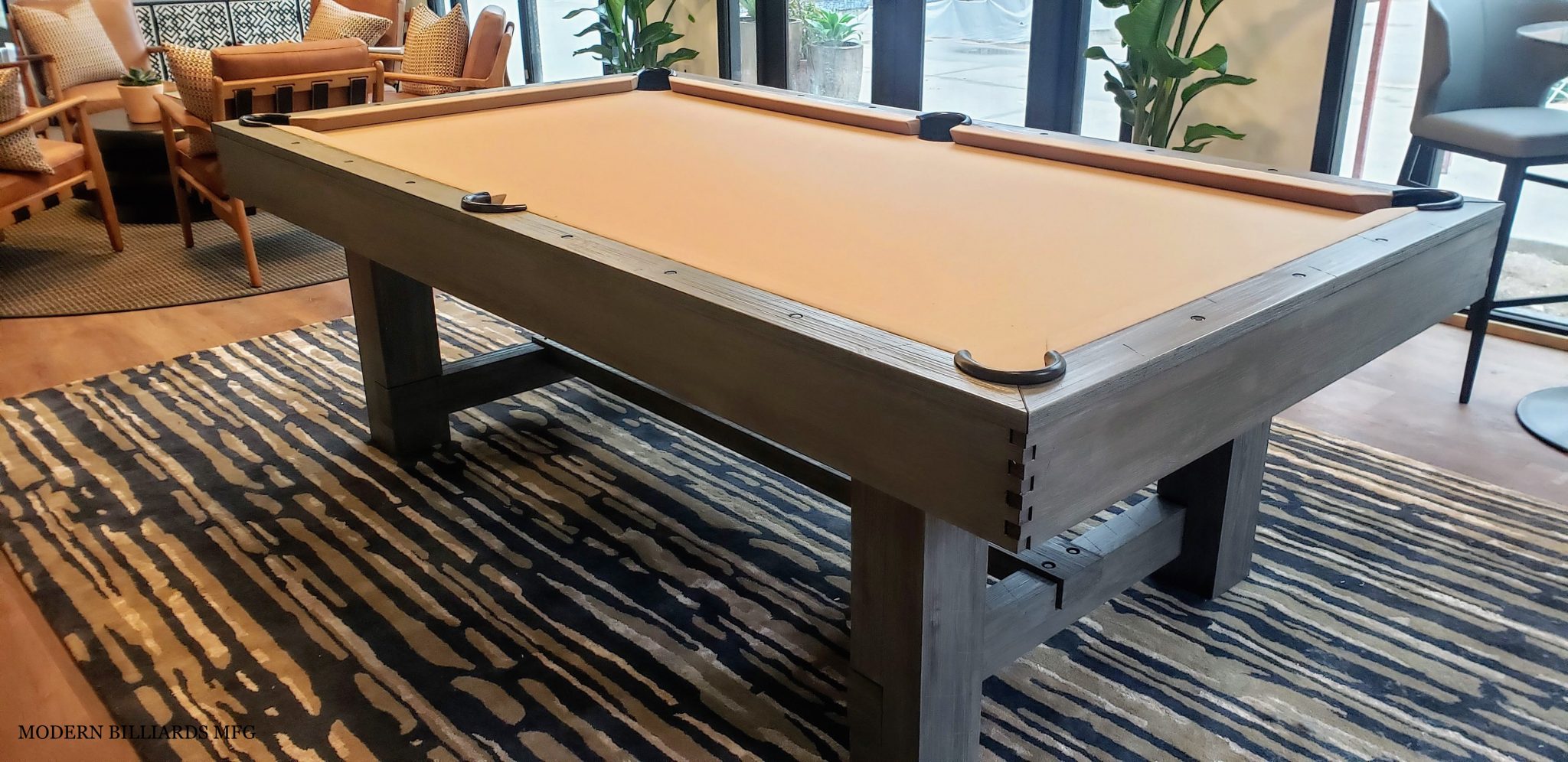 Modern Tahoe Grey Pool Table custom contemporary pool table buy online