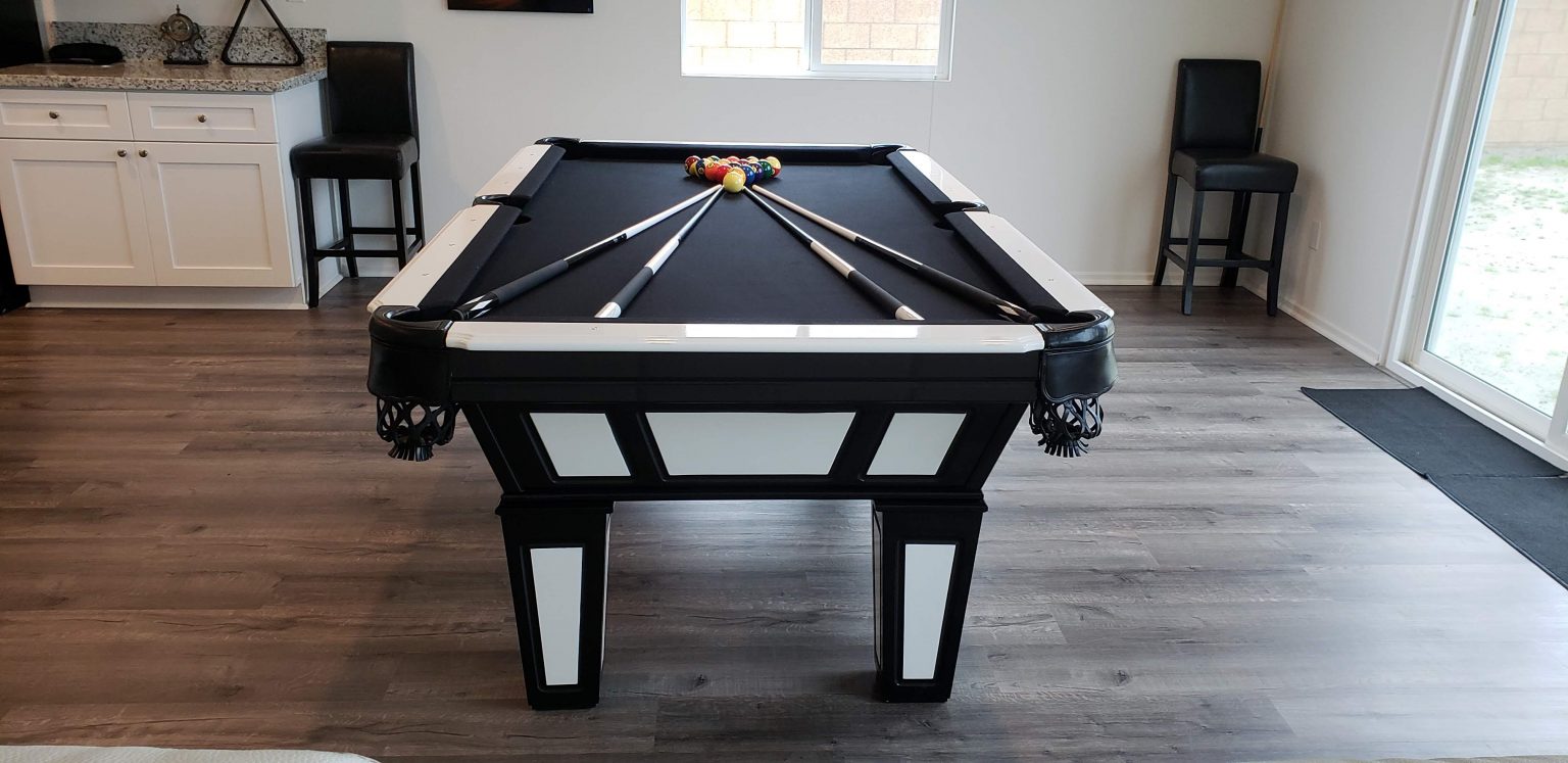 Black Beauty Traditional Pool Table contemporary custom modern table
