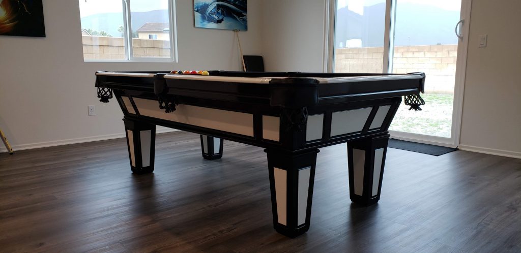 Black Beauty Traditional Pool Table contemporary custom modern table