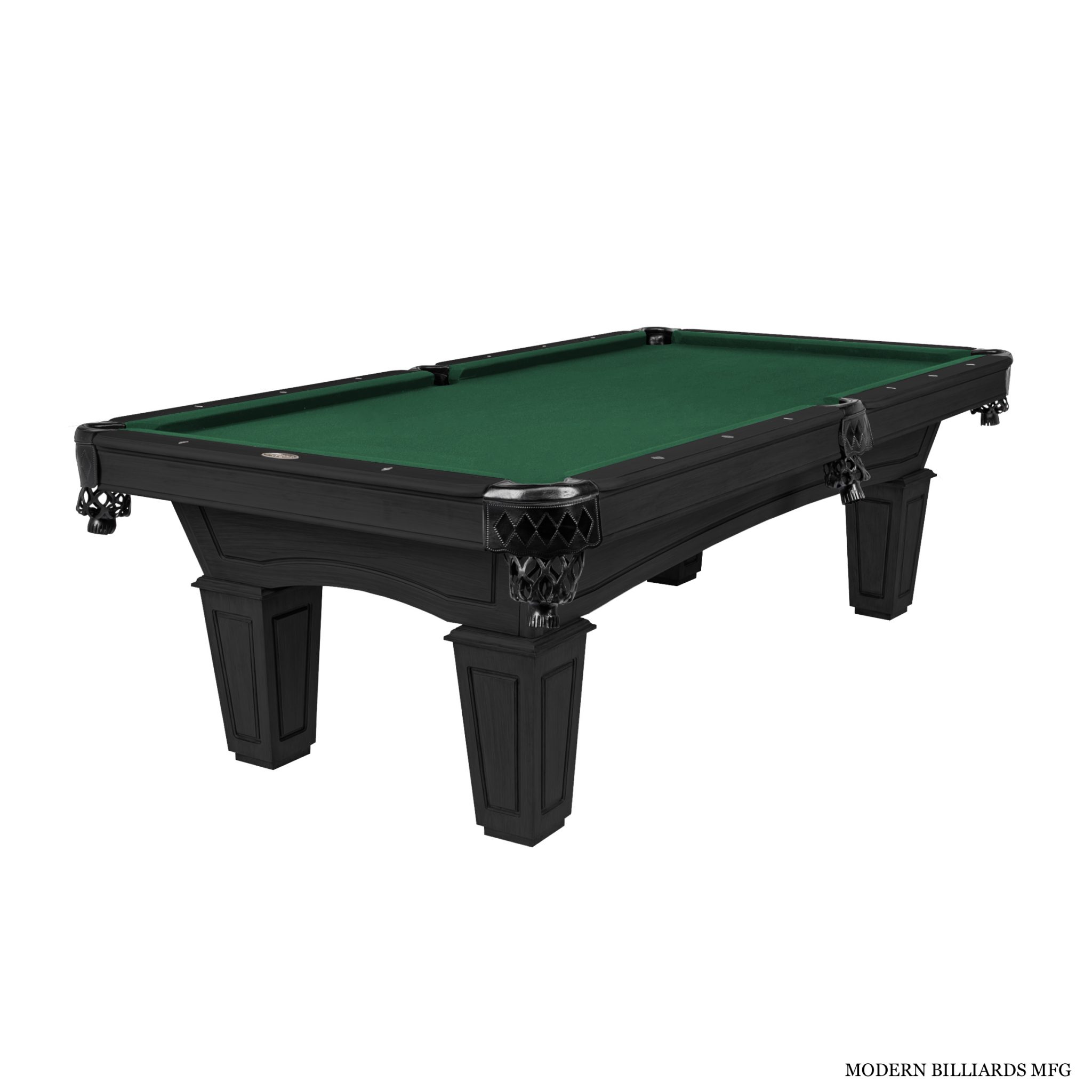 Traditional Ash Black Pool Table custom contemporary modern pool table