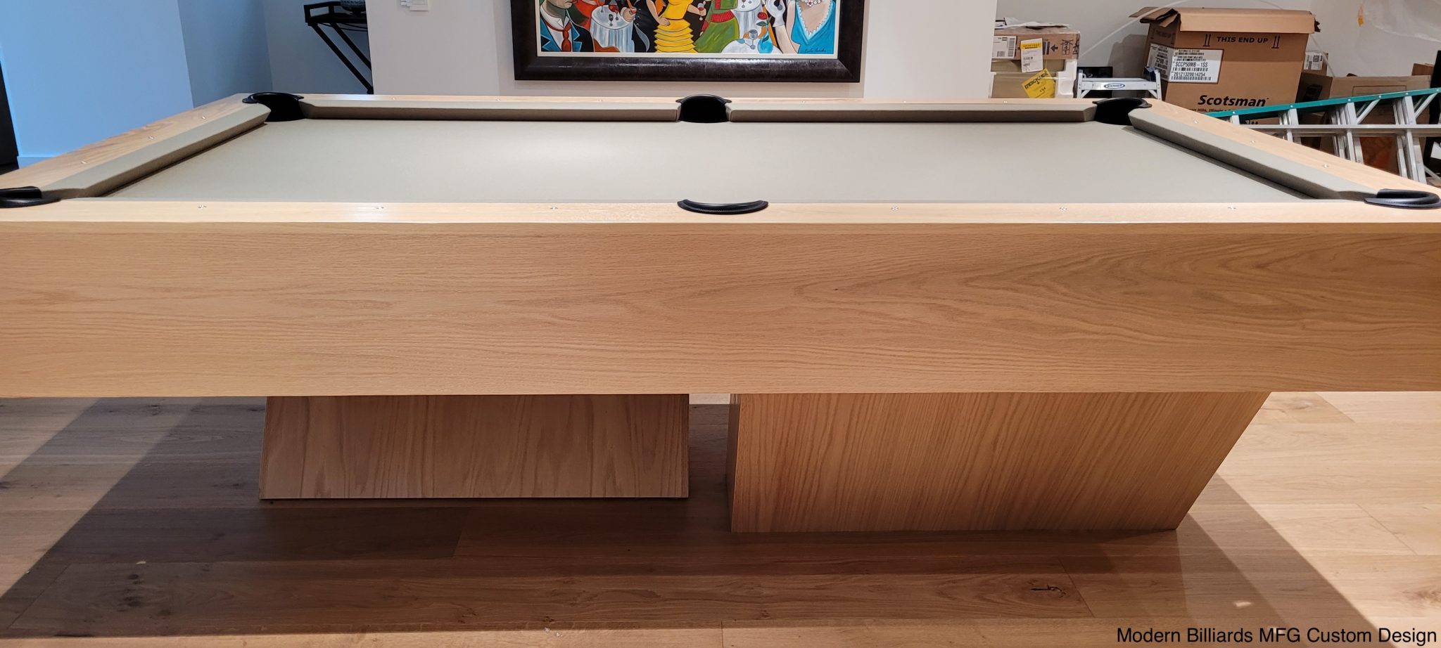 Modern Pool table Tulum 2 - Modern Billiards Mfg (310) 962-6981