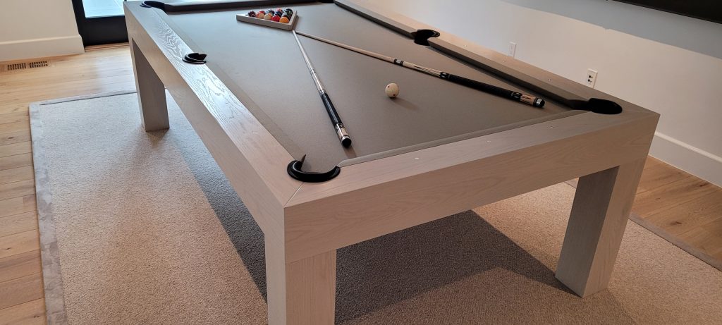 OAK WHITEWASH POOL TABLE modern custom contemporary tool tables