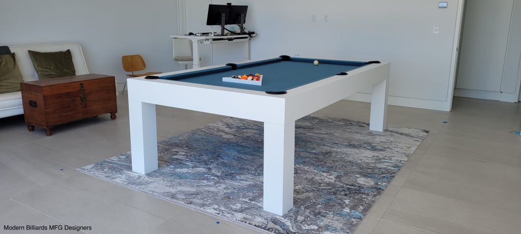 Modern Pool Table, All White Design (Copy) - Modern Billiards Mfg (310 ...