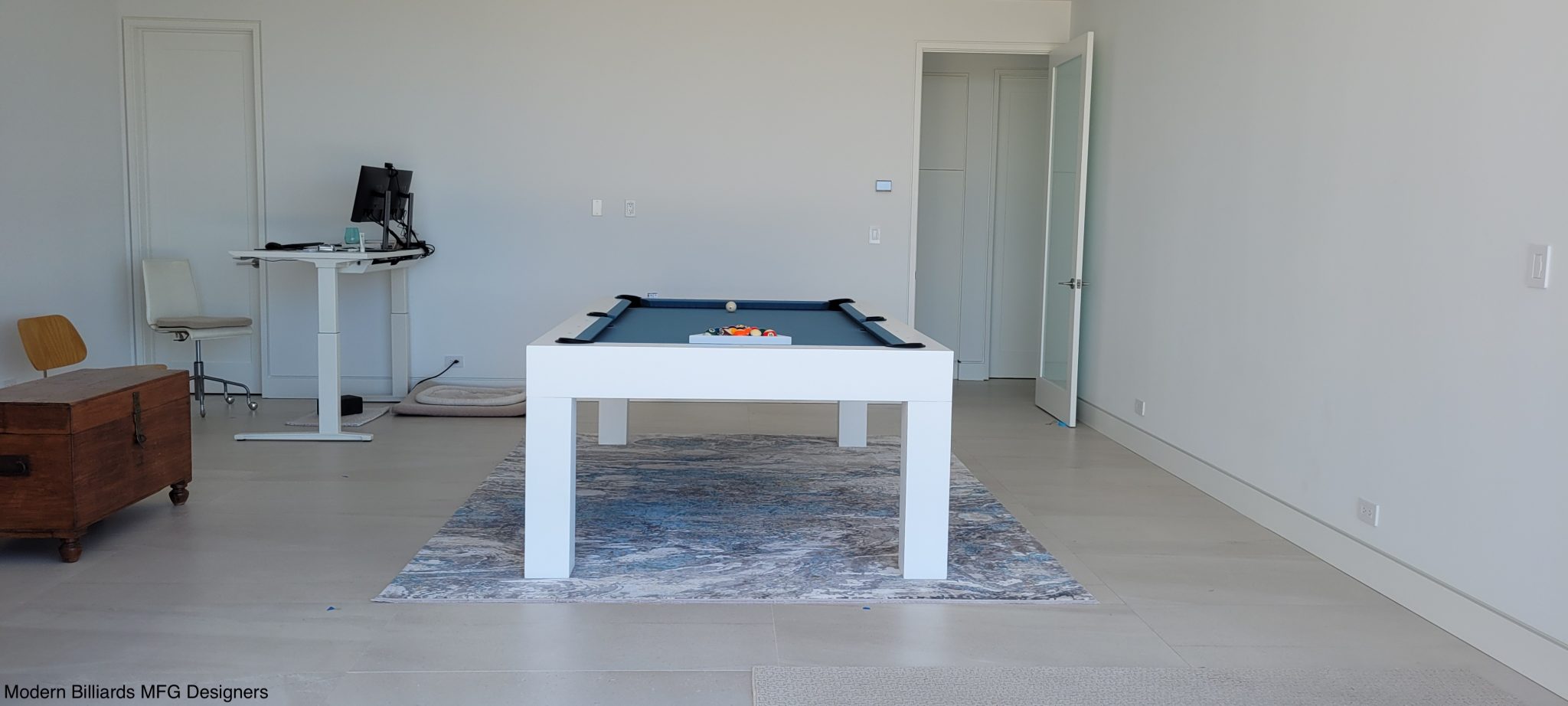 Modern Pool Table, All White Design (Copy) - Modern Billiards Mfg (310 ...