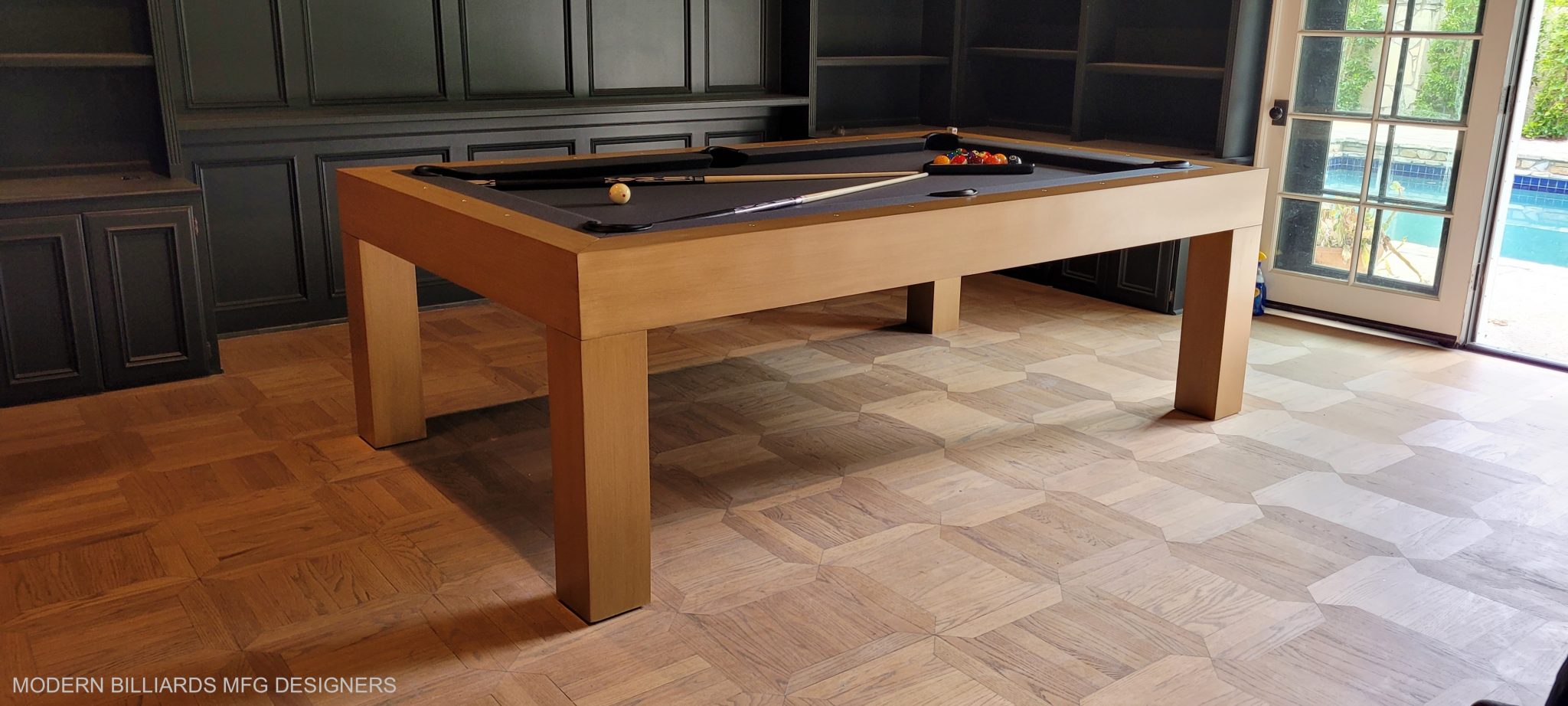 Modern Honey Pool Table contemporary custom pool table buy online