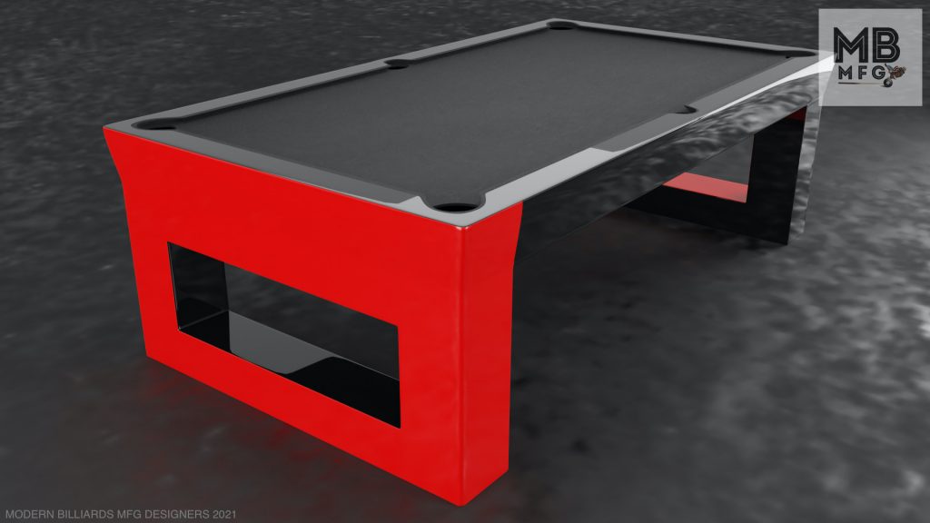 Venetian II Contemporary Pool Tables Billiards - Modern Billiards Mfg ...