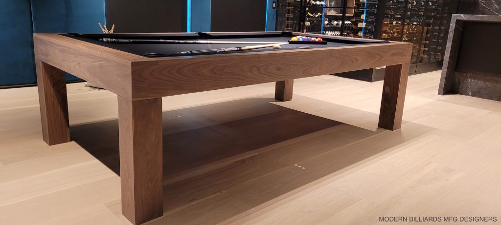 MODERN WALNUT NATURAL pool table custom pool tables contemporary