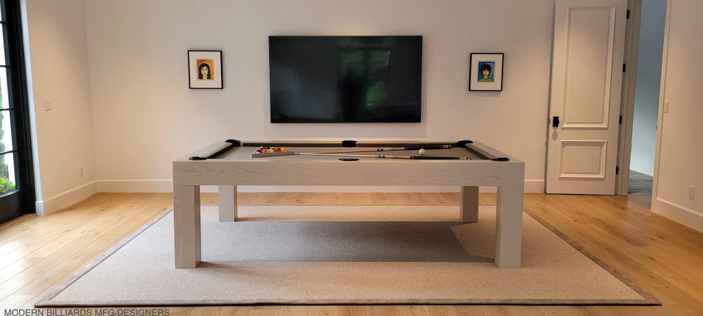 OAK WHITEWASH POOL TABLE modern custom contemporary tool tables