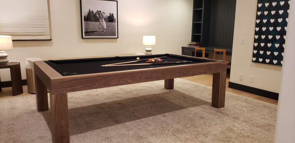 MODERN POOL TABLE MODEL WALNUT NATURAL II - Modern Billiards Mfg (310 ...