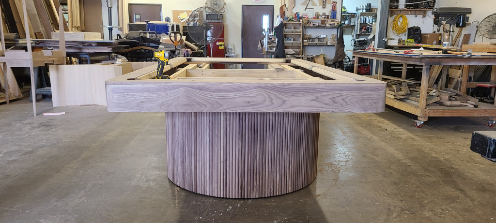 MODERN POOL TABLES MODEL FINNLEY RIFT WHITE OAK - Modern Billiards Mfg ...