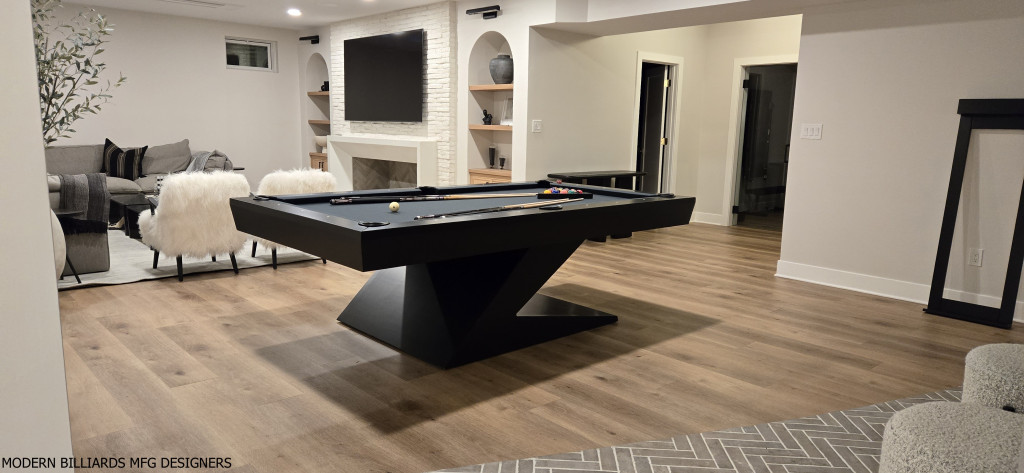 MODERN BLACK ONYXX BILLIARDS POOL TABLE