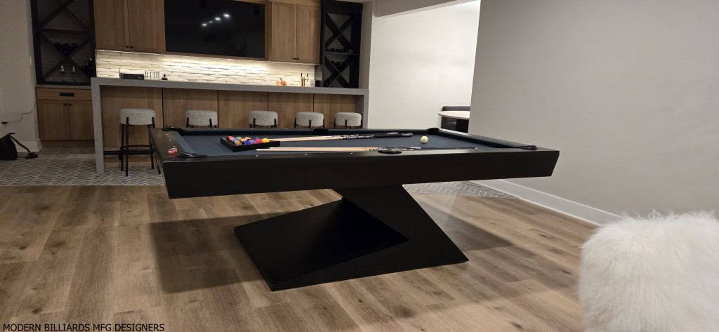MODERN BLACK ONYXX BILLIARDS POOL TABLE
