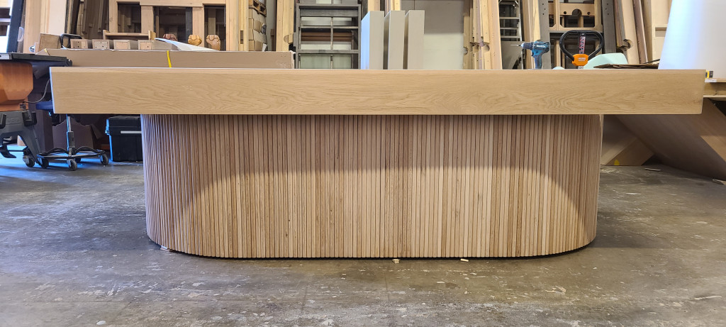 MODERN POOL TABLE MODEL FINNLEY RIFT WHITE OAK - Modern Billiards Mfg ...