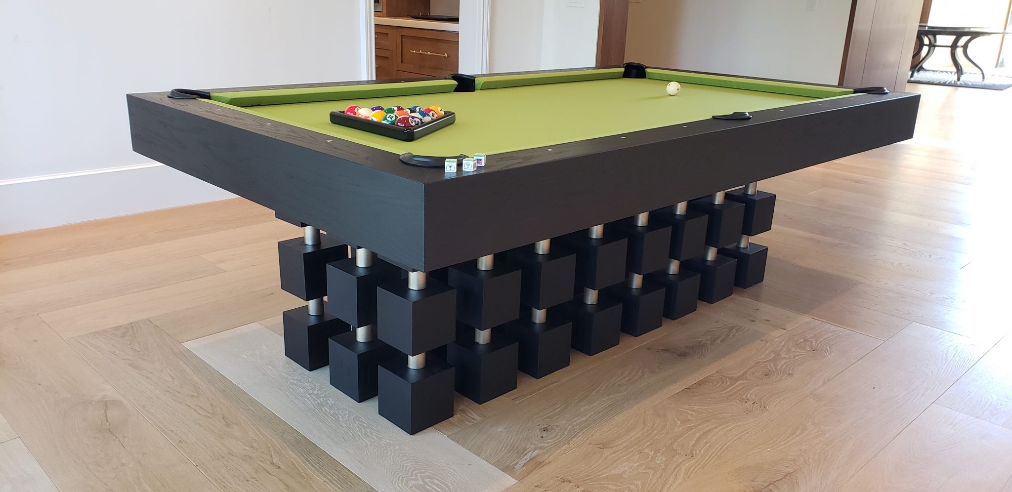 Model Rubiks Cube Black matte POOL TABLE