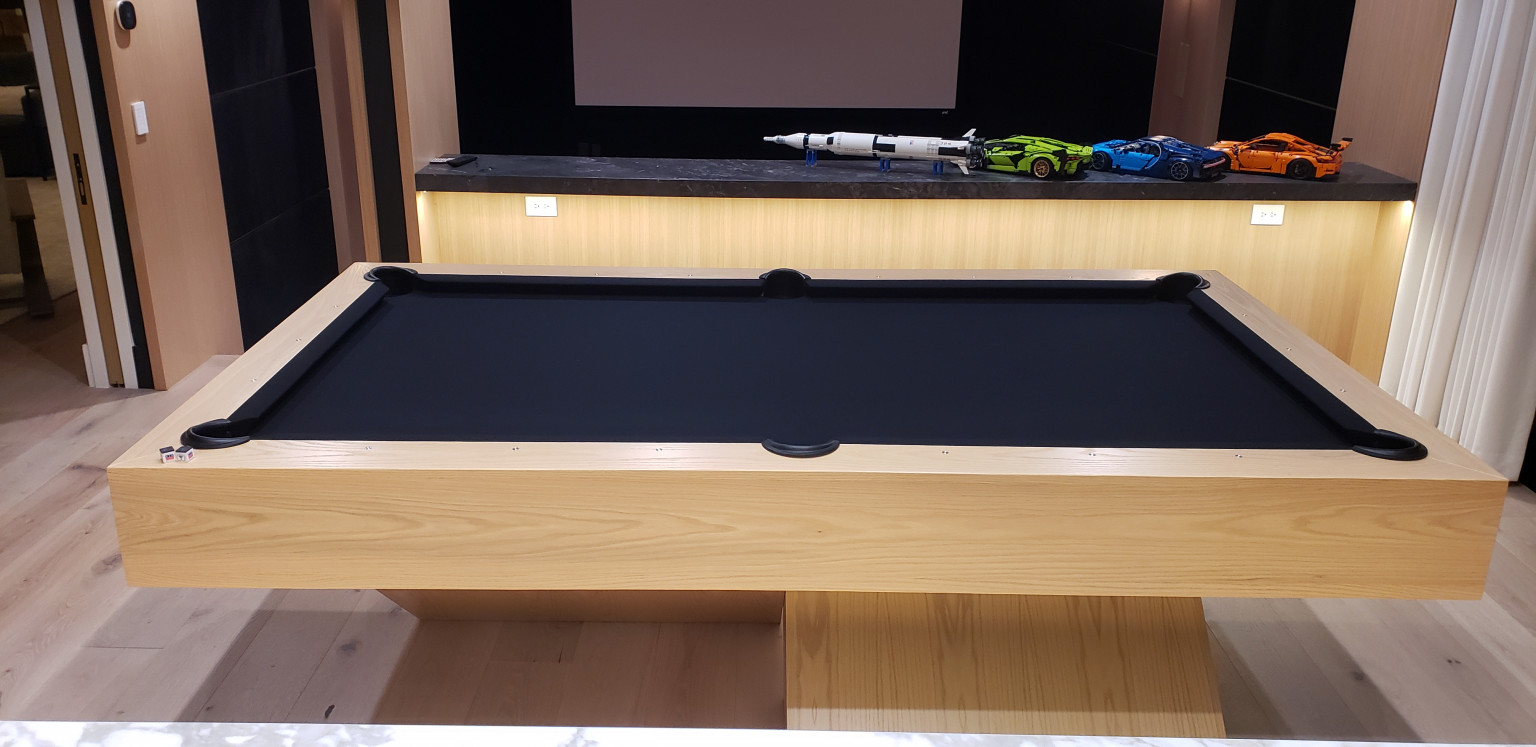 Model Tulum White oak POOL TABLE