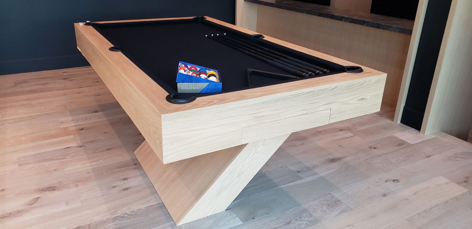 Model Tulum White oak POOL TABLE