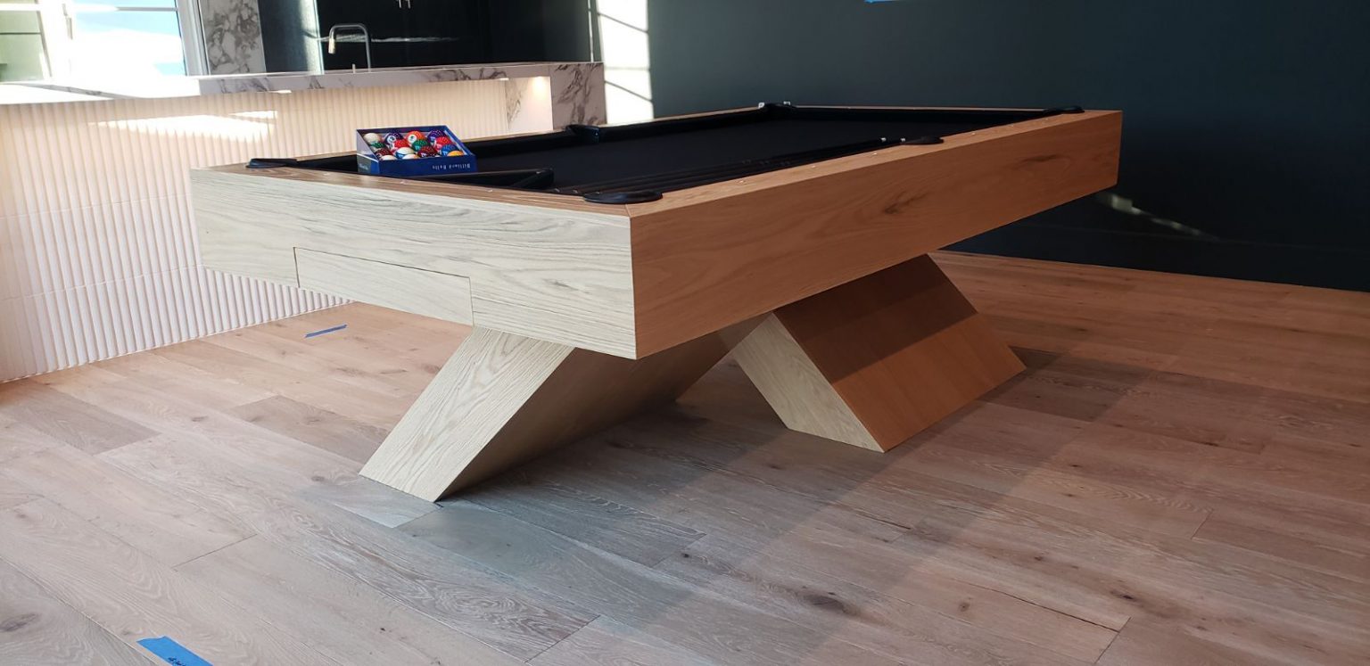 Model Tulum White oak POOL TABLE