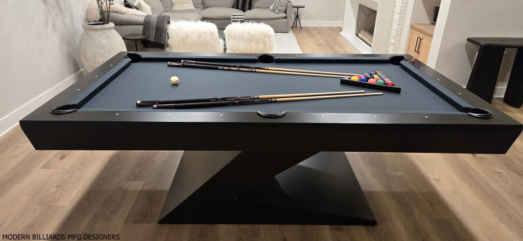 MODERN BLACK ONYXX BILLIARDS POOL TABLE